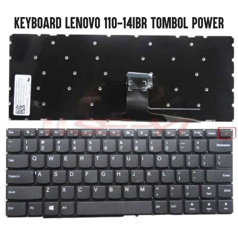 Jual Keyboard Laptop Lenovo Ideapad 110-14ibr Di Seller Andalas Computer - Jl Kencur No 1a ...