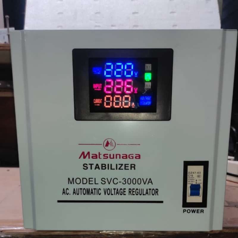 Jual Stabilizer Matsunaga Stavol 3000watt New Digital 3000va Servo ...