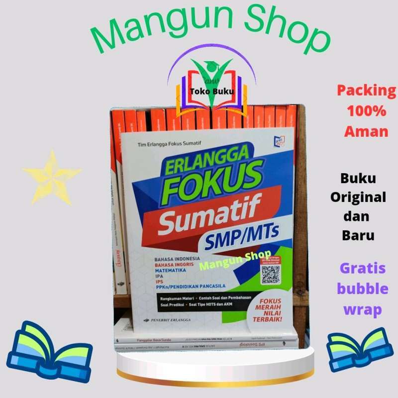 Jual Buku Erlangga Fokus Sumatif SMP/MTs 2024 di Seller Mangun Shop ...