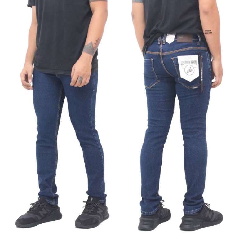 Promo Celana Jeans Stretch Pria 465 Four Denim Slimfit Ukuran Besar ...