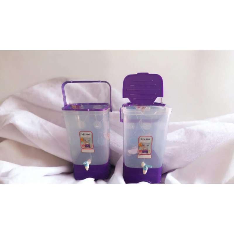 Jual Tempat Air Dispenser Jar 30 Liter Dengan Kran /tempat Es Buah ...