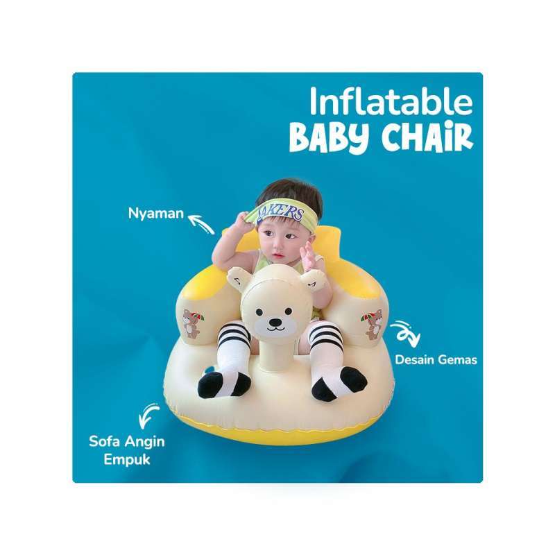 Promo Goto Chicko Baby Chair Kursi Makan Sofa Angin Belajar Duduk Bayi ...
