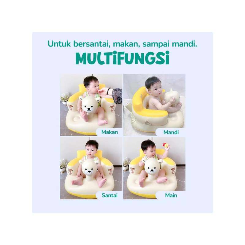 Promo Goto Chicko Baby Chair Kursi Makan Sofa Angin Belajar Duduk Bayi ...