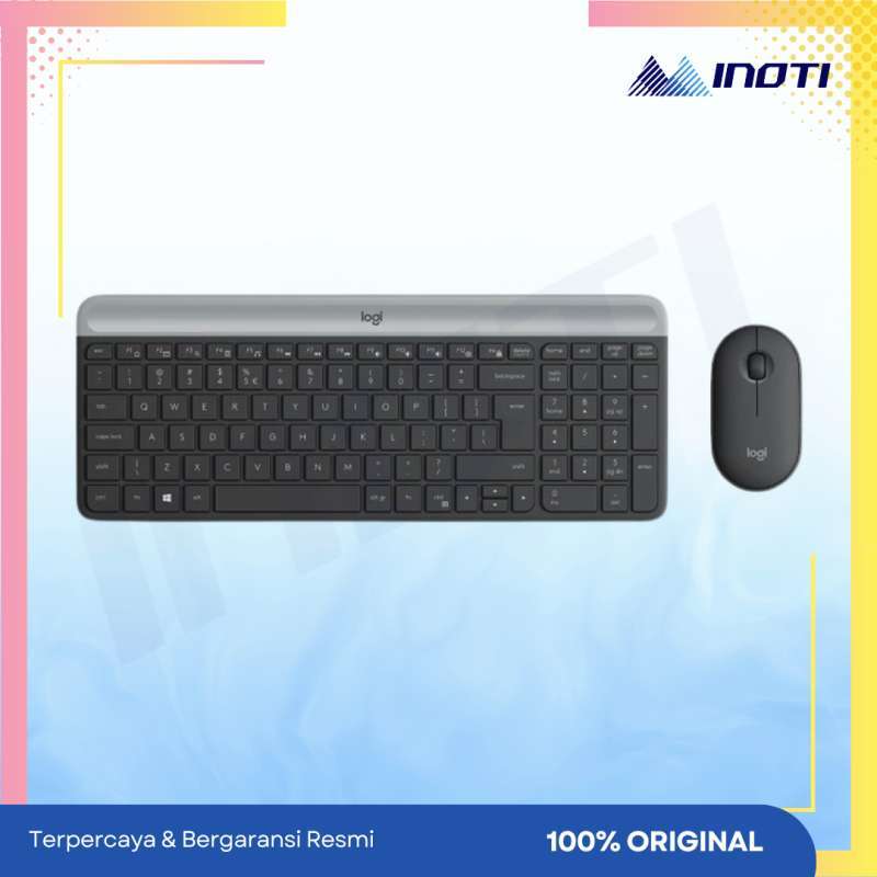 Jual Logitech MK470 Combo Keyboard dan Mouse Wireless Slim - Graphite ...