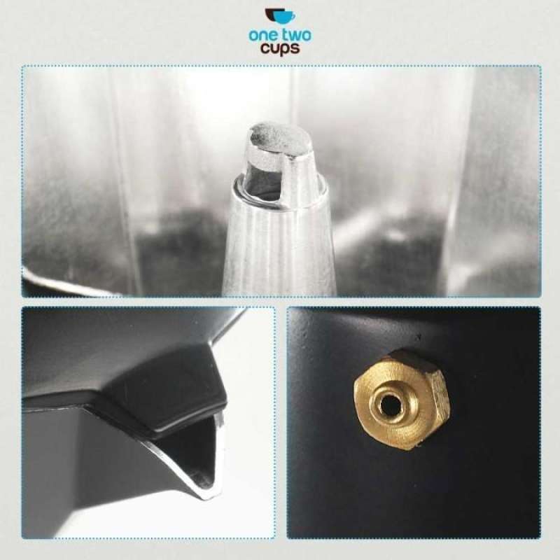 Jual One Two Cups Moka Pot Espresso Coffee Maker Stovetop Teko Kopi Di ...