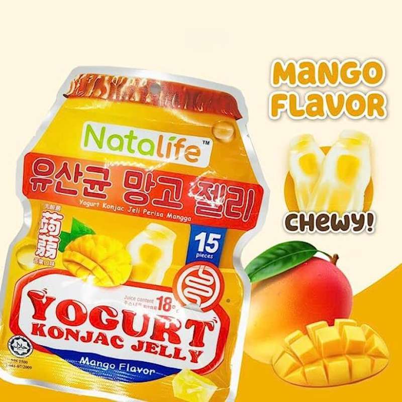 Promo Natalife / Captain Dolphin Yogurt Konjac Jelly Isi 15Pcs Halal Original - APLE Diskon 45% ...