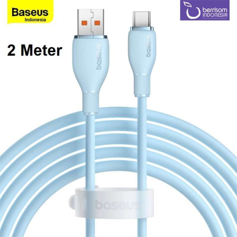 Promo BASEUS KABEL DATA CHARGER PUDDING 100W 6A USB A TO TYPE C 2M ...