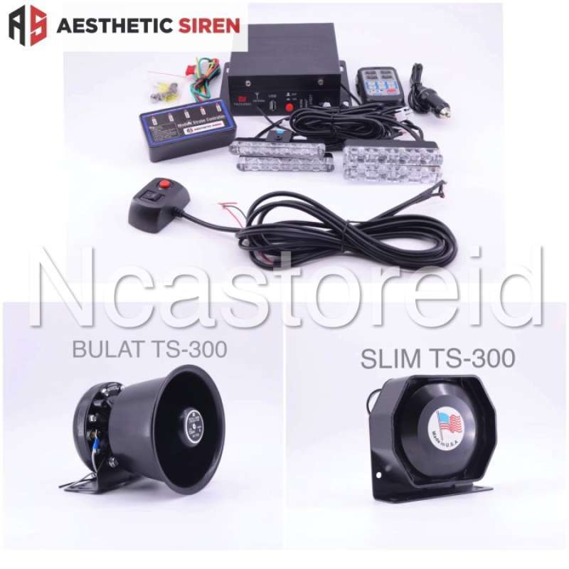 Promo New Paket Toa Ts-300 Black,Ampli Sa660 & Strobo 4 Titik Slim ...