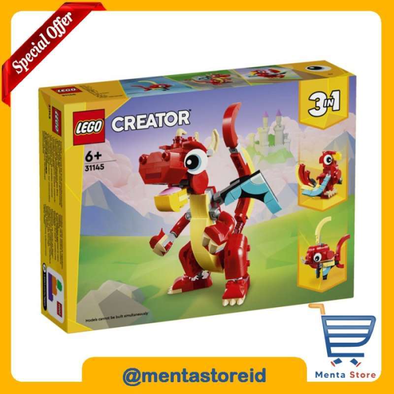 Promo LEGO Creator 31145 Red Dragon Diskon 17% di Seller Menta Toys ...