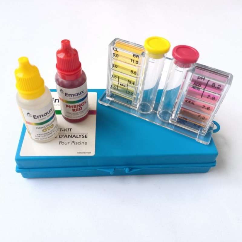 Promo Test Kit Kolam Renang Merk Emaux / Tes Kit 2 in 1 Kolam Renang ...