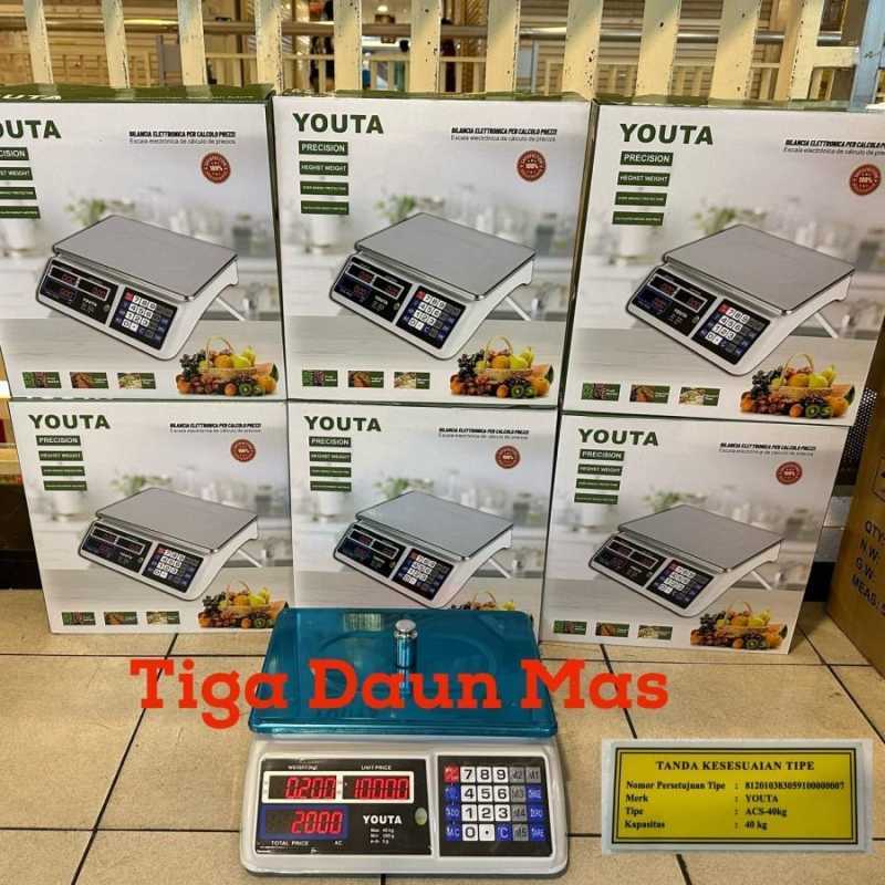 Jual Timbangan Meja Digital Youta 40 Kg Timbangan Laundry Sembako Murah ...