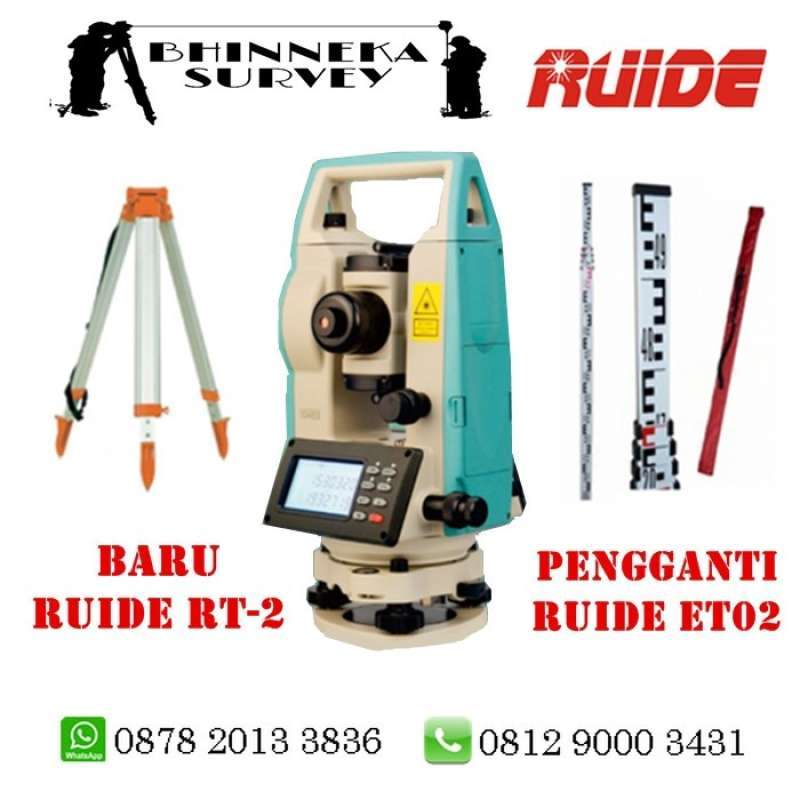 Promo Theodolite Ruide Rt 2 / Ruide Rt2 / Ruide Rt-2 (Pengganti Ruide Et-02) Diskon 23% di ...