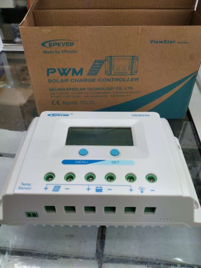 Promo Solar Charge Controller PWM 30A Epever VS3024A Ep Solar 30Amp 12V ...