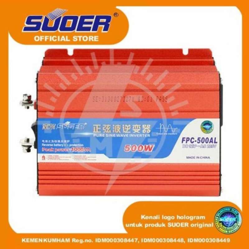 Promo Power Inverter Pure Sine Wave / Sinus Murni 500 Watt 12 Volt Fpc 500W Diskon 23% di Seller ...