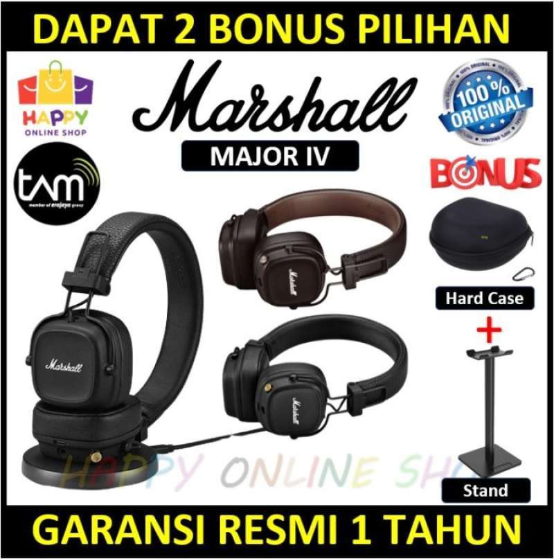 Promo Marshall Major IV Marshall Major 4 Bluetooth Headphone Garansi ...