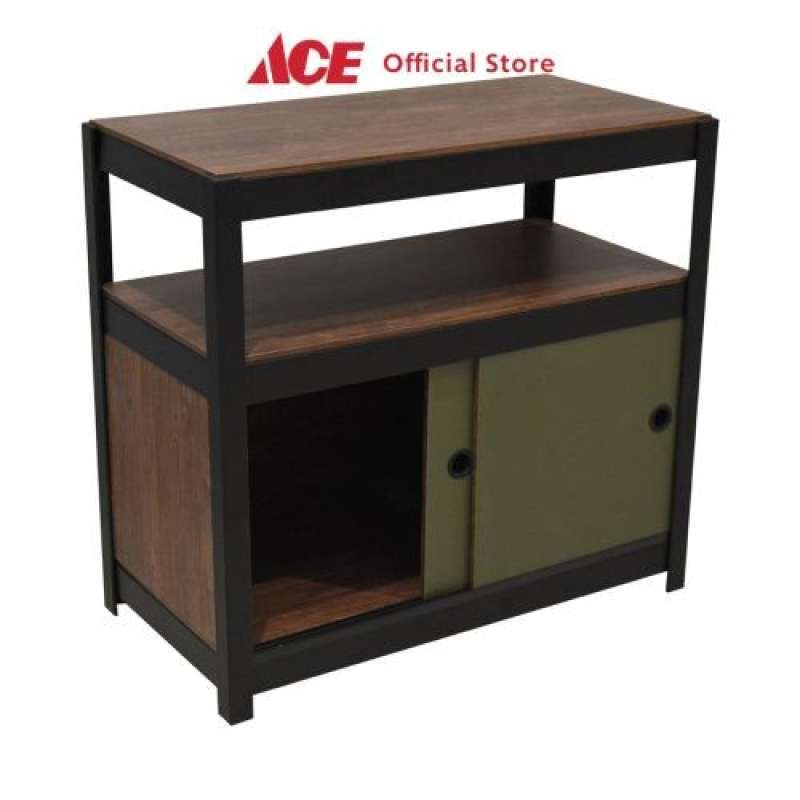 Promo New Ace - Homedant Rak Besi 3 Tingkat Dengan Kabinet Penyimpanan ...