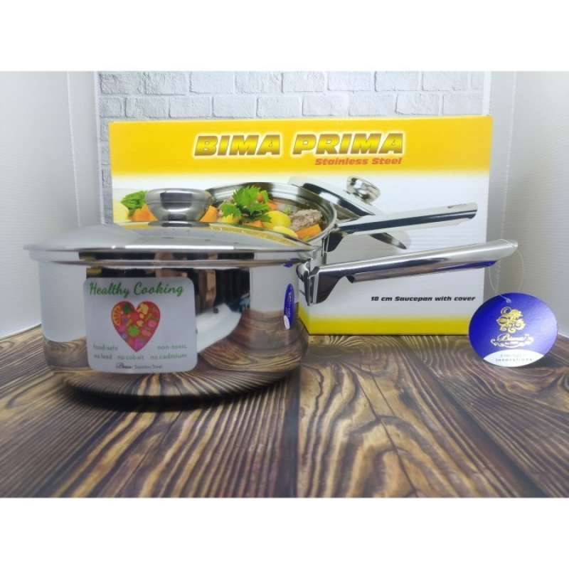 Promo Bima Sauce Pan Panci Rebus Mie Instant Air Kompor Induksi 18Cm ...