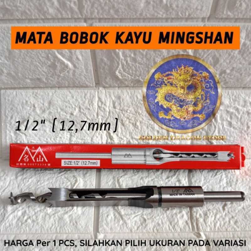 Promo MATA BOBOK KAYU HOLOW CHIESEL MINGSHAN 1/2 & 3/8 MADE IN TAIWAN ...