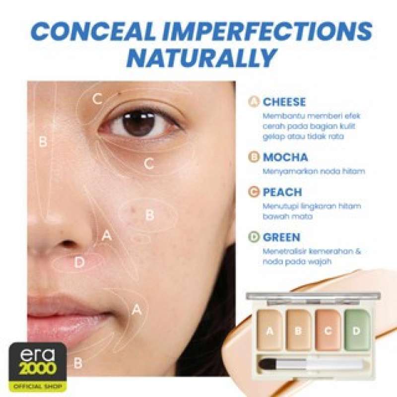Promo YOU Cloud Touch Correcting Concealer Palette | Lightweight ...