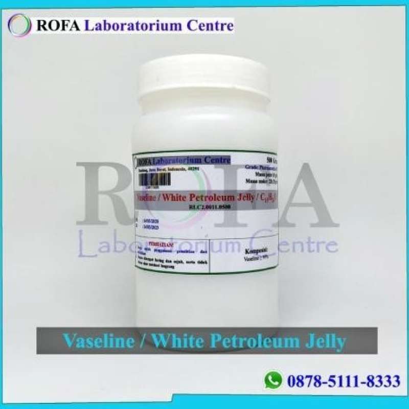 Promo Vaseline | White Petroleum Jelly | C15H24O 500 Gram New Lab ...