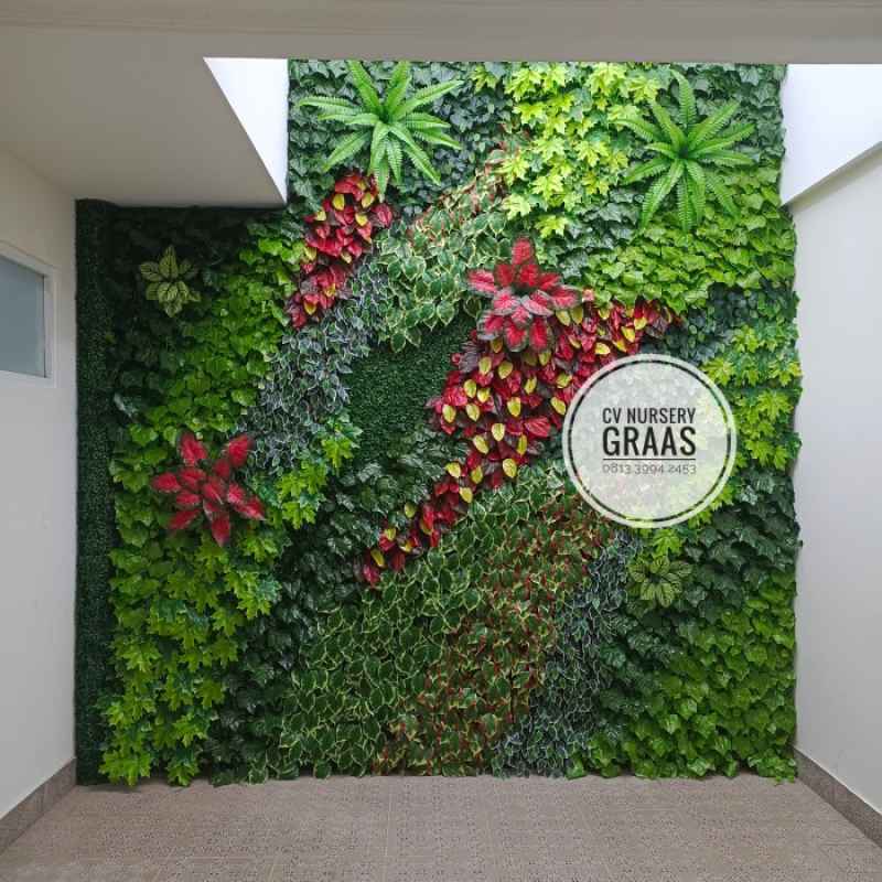 Promo Vertical Garden Sintetis Taman Dinding Hiasan Dinding Artificial ...