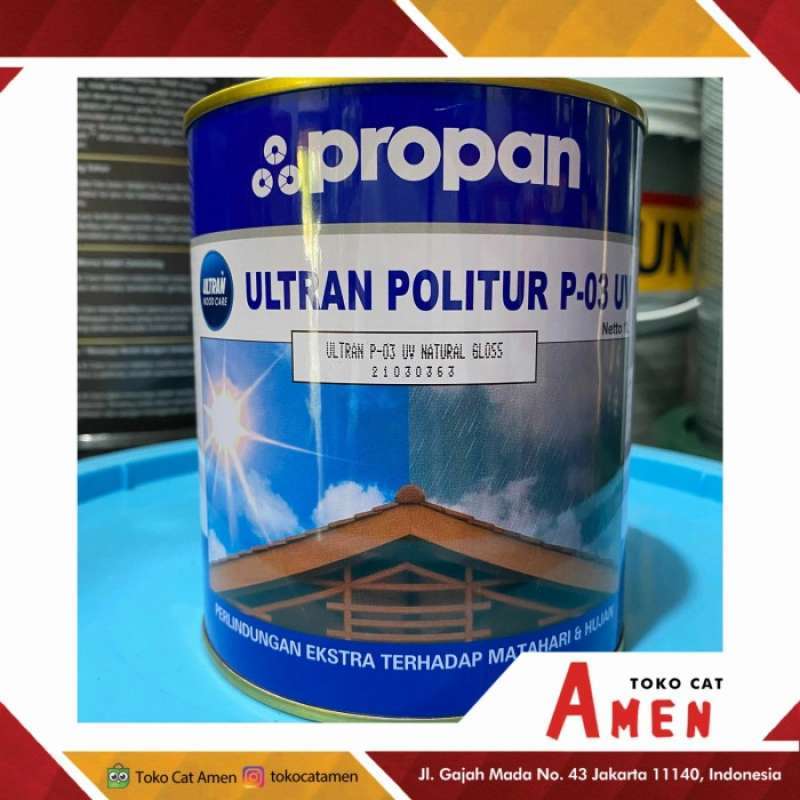 Promo Propan Ultran Politur P-03 Uv 1Kg / Cat Kayu Eksterior Diskon 23% ...