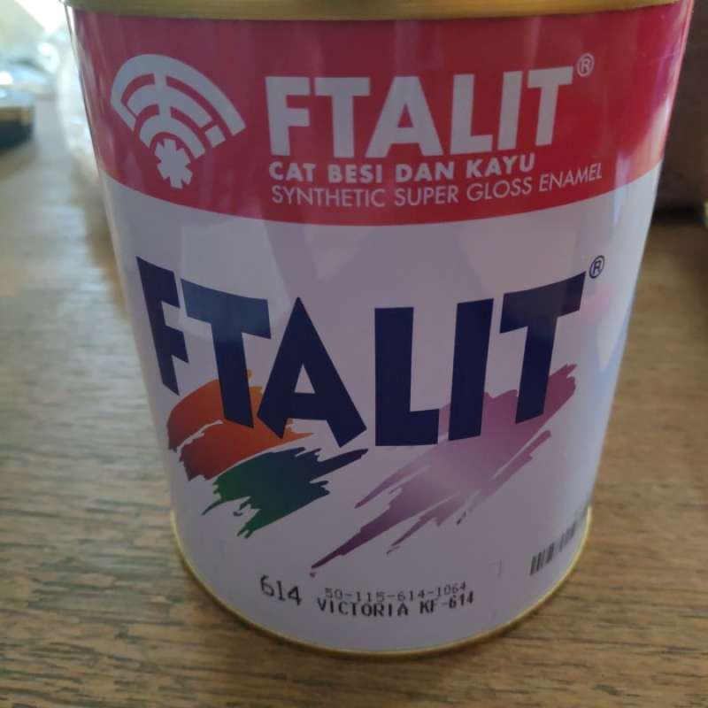 Promo Ftalit Cat Minyak Kayu Besi Doff Putih Hitam Diskon 23% di Seller ...