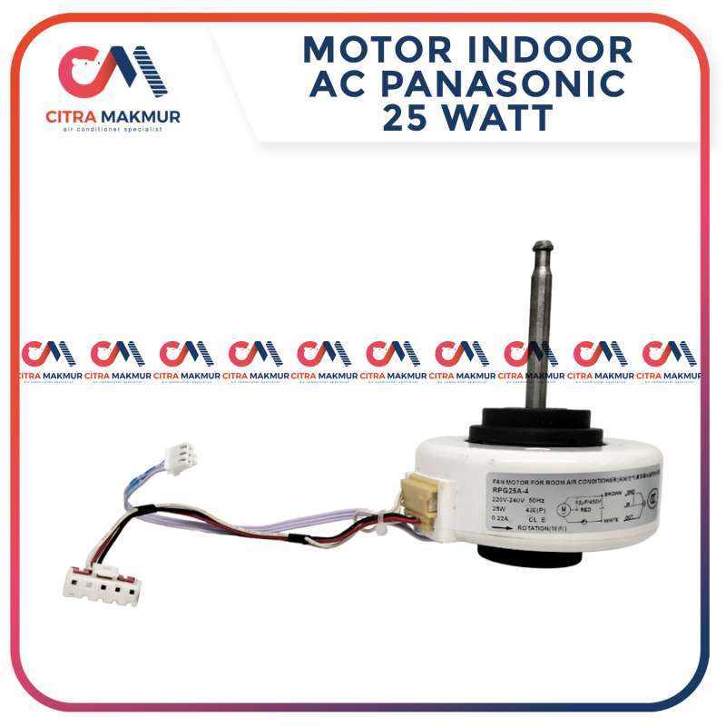 Jual Motor Fan Blower Indoor Ac Panasonic 25 Watt 26 2 Kabel Soket ...