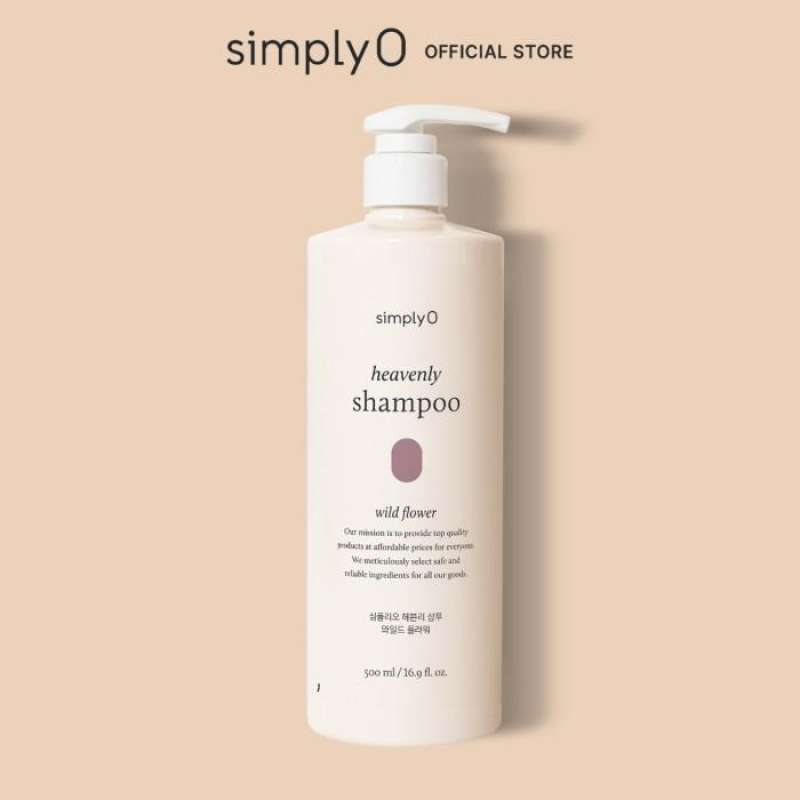 Jual SimplyO Heavenly Shampoo 500ml Shampoo rambut kering, berwarna ...