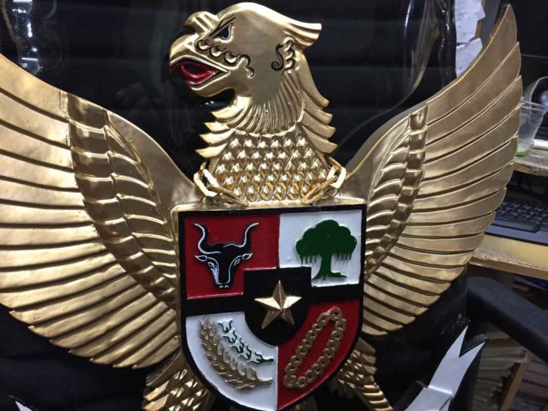Promo Sale Pajangan Garuda Kayu Garuda Pancasila Ukuran 50Cm Diskon 13% ...