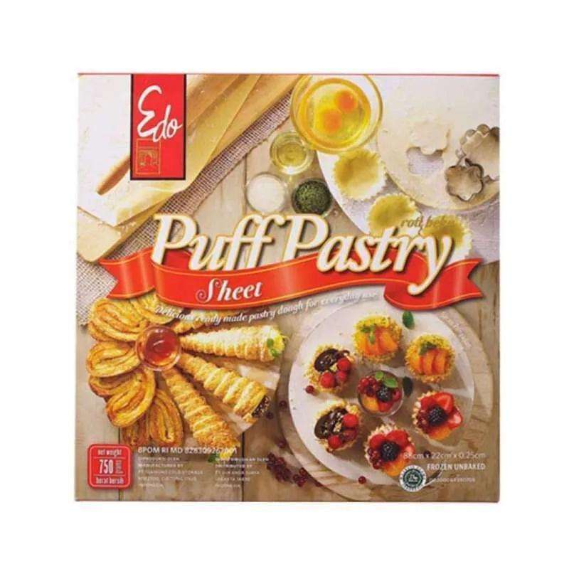 Jual EDO DANISH PUFF PASTRY SHEET 750GR di Seller Farmers Market Blok M ...