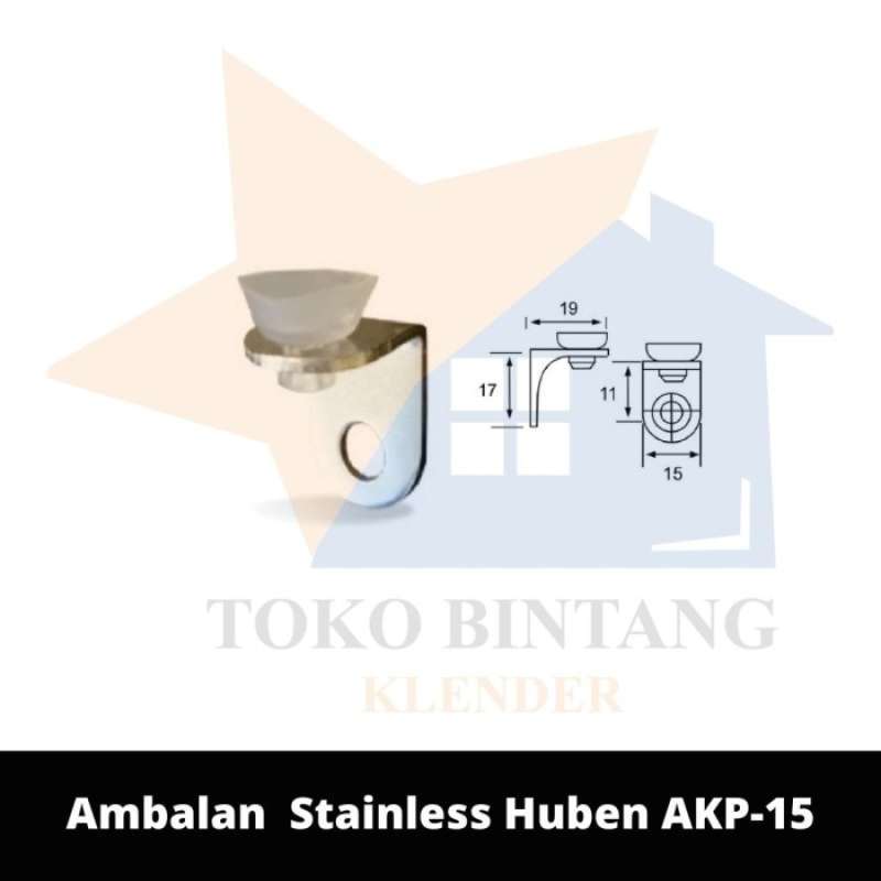 Promo Baru Ambalan Stainless Huben Akp-15 (Pack @500Pcs) Diskon 27% di ...