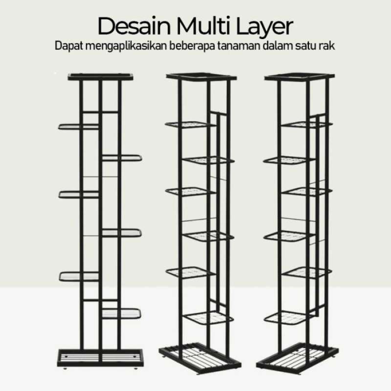 Promo Terbaik Rak Tanaman Bertingkat 8 Susun Bahan Besi Diskon 15% di ...