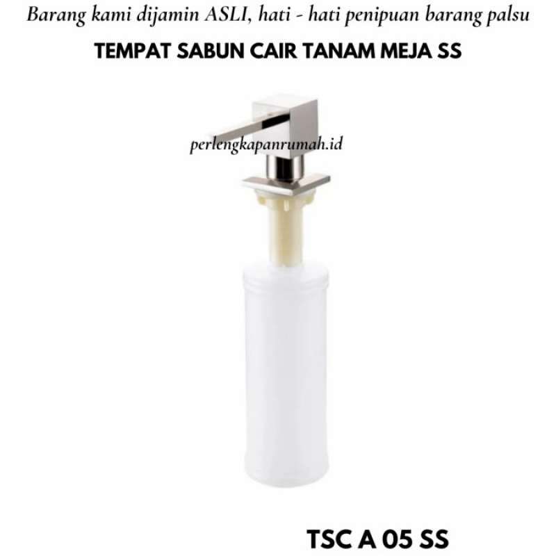 Promo New Tempat Sabun Tanam Under Counter Kuningan Stainless - A 01 SS ...