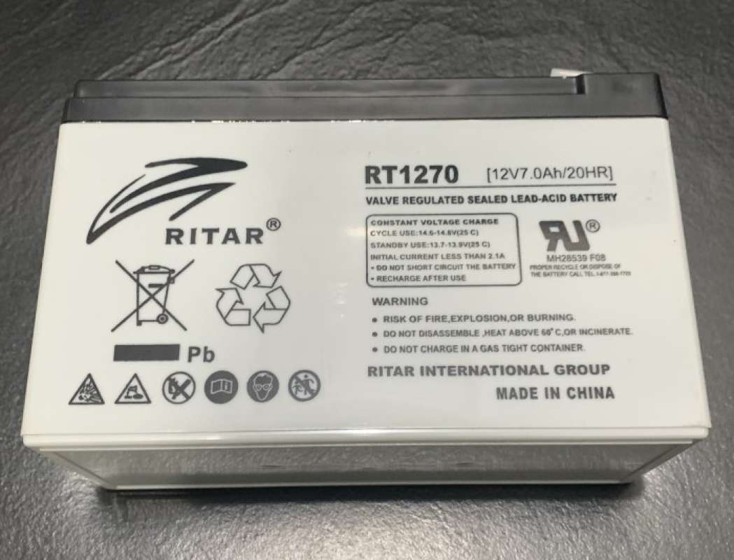 Promo Baru Aki Baterai Vrla Ritar 7Ah Rt-1270 12V - 7Ah RT1270 Diskon ...