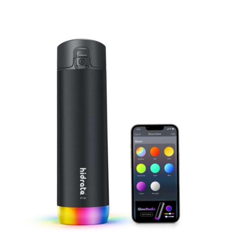Promo HidrateSpark PRO STEEL - 21 oz Smart Water Bottle + Bonus Straw ...