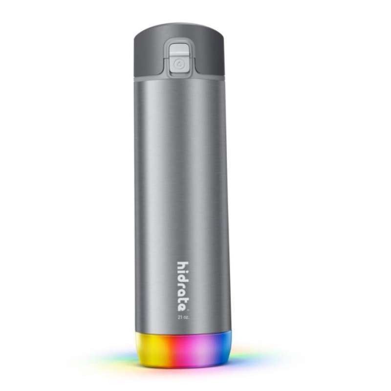 Promo HidrateSpark PRO STEEL - 21 oz Smart Water Bottle + Bonus Straw ...