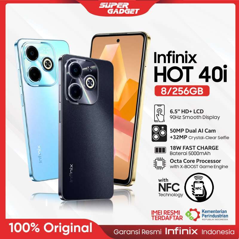 Jual Infinix Hot 40i 8/256 GB 8GB 256 GB RAM 8 ROM 256 Smartphone Android Terbaru di Seller ...