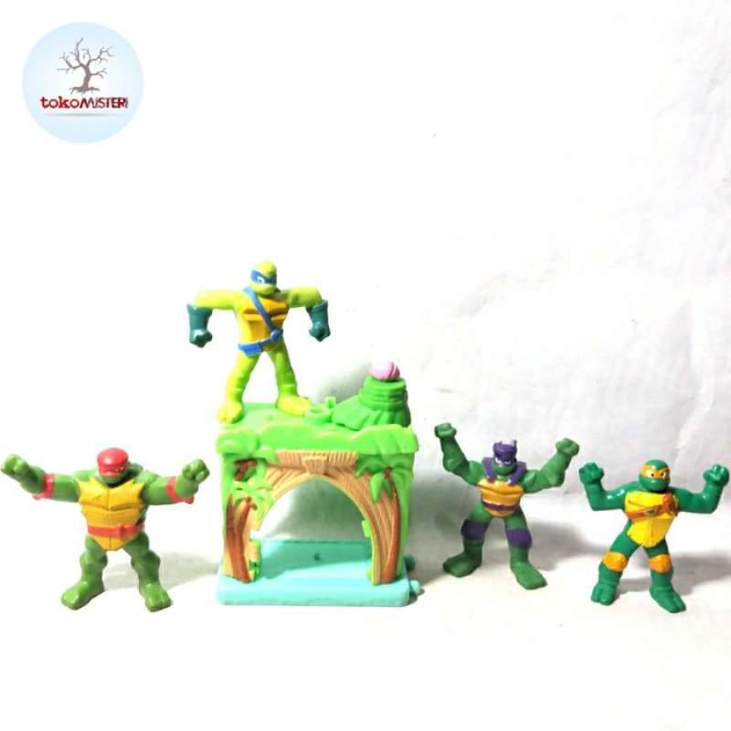 Jual Leo Mikey Donnie Rise TMNT Kura Ninja Turtles Happy Meal Mcd 2020 ...