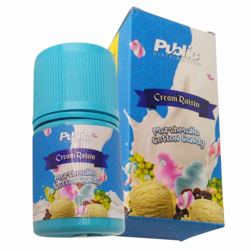 Promo Public Distribution Cream Raisin Marshmallow V3 60ML Liquid ...