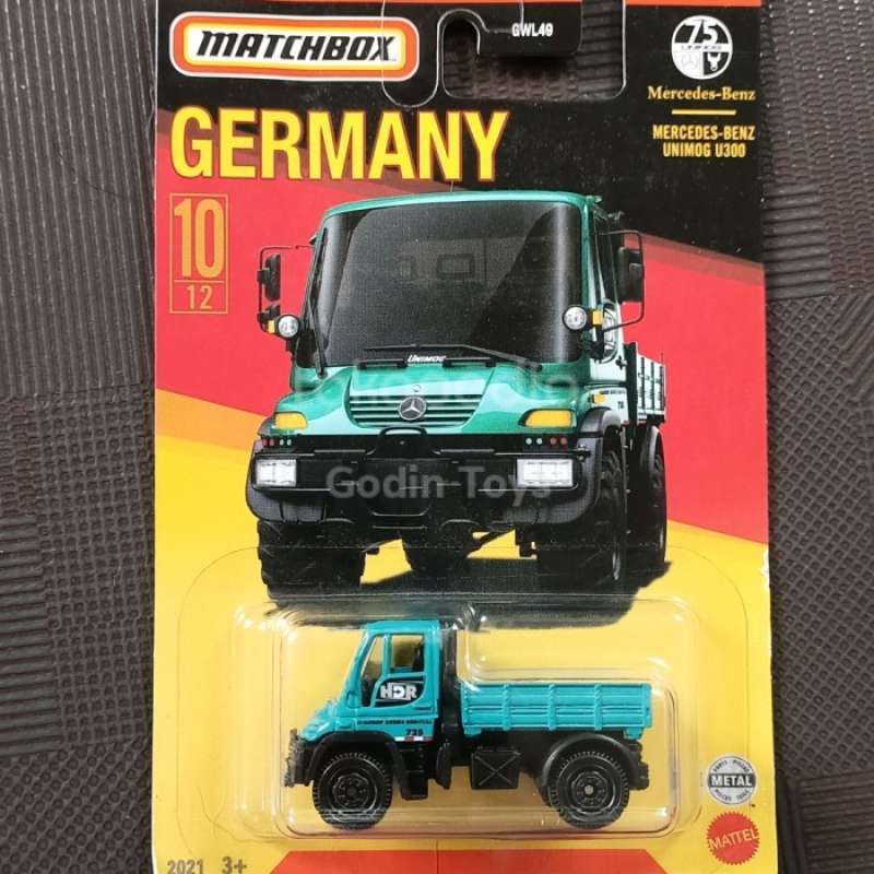 Promo MATCHBOX GERMANY MERCEDES BENZ UNIMOG U300 DIECAST - LUTOFIA ...