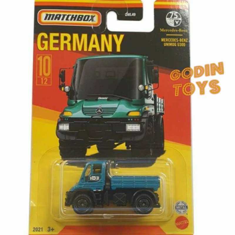 Promo MATCHBOX GERMANY MERCEDES BENZ UNIMOG U300 DIECAST - LUTOFIA ...