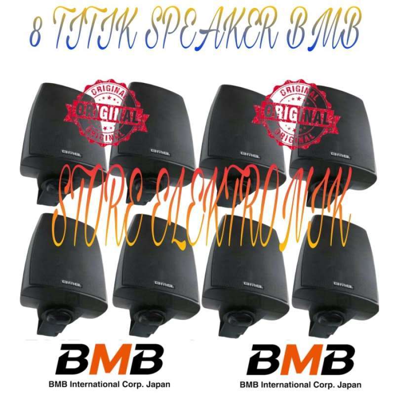 Promo PAKET 8 TITIK SPEAKER BMB KG 511 BUAT DI RUANGAN CAFE DAN ...