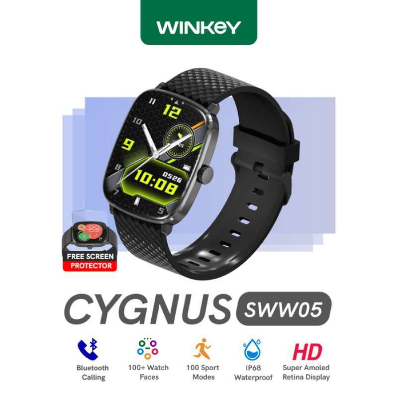 Promo WINKEY Smartwatch Cygnus with Amoled Display & Bluetooth Call ...
