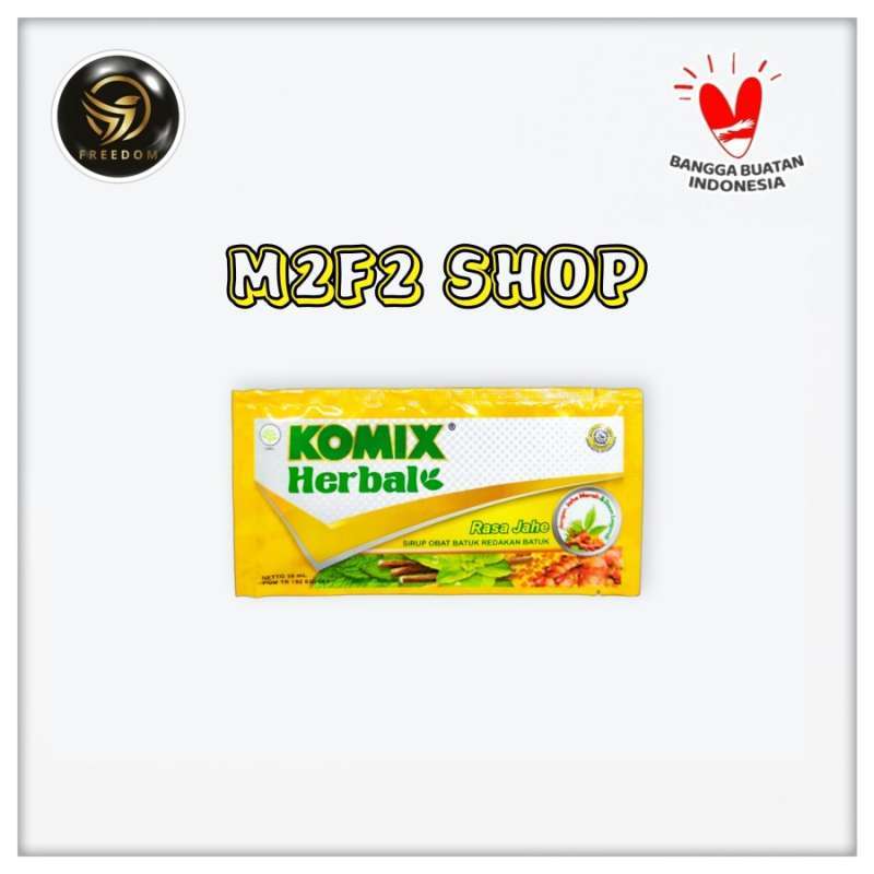 Promo Komix Herbal Sirup Obat Batuk Rasa Jahe Sachet - 15 Ml (kemasan 3 ...