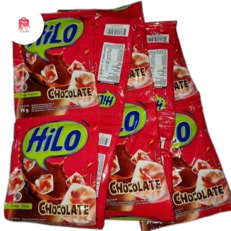 Promo HiLo Chocolate Susu Bubuk Tinggi Kalsium Sachet (1 renceng/10 ...