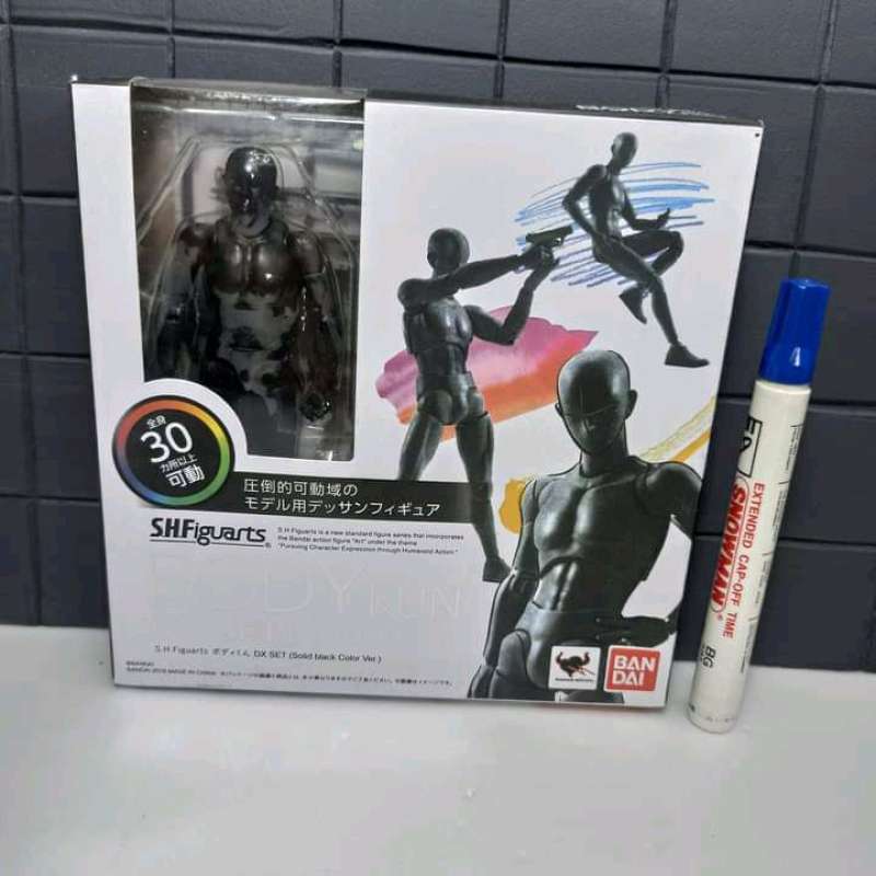 Jual Body kun male cowok SHF Bodykun black dx set Tinggi 6inch Recast Full artikulasi Detail ...