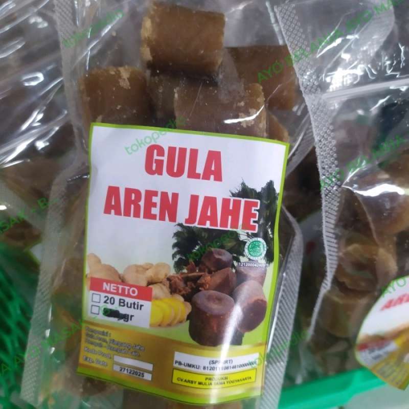 Jual Gula Jahe Aren per Pack ( Produk Umkm Tradisional Lokal) di Seller ...