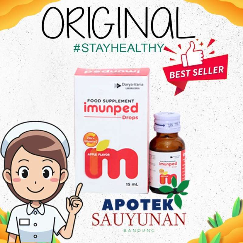 Promo Imunped Drop 15 ml - Vitamin C + Zinc Diskon 33% di Seller Zafran ...