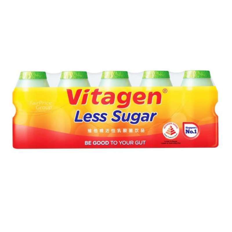 Promo Vitagen Singapore Less Sugar Green Apple Diskon 3% di Seller ...